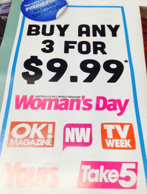 Newsagents now in on the discount magazine | Australian Newsagency Blog