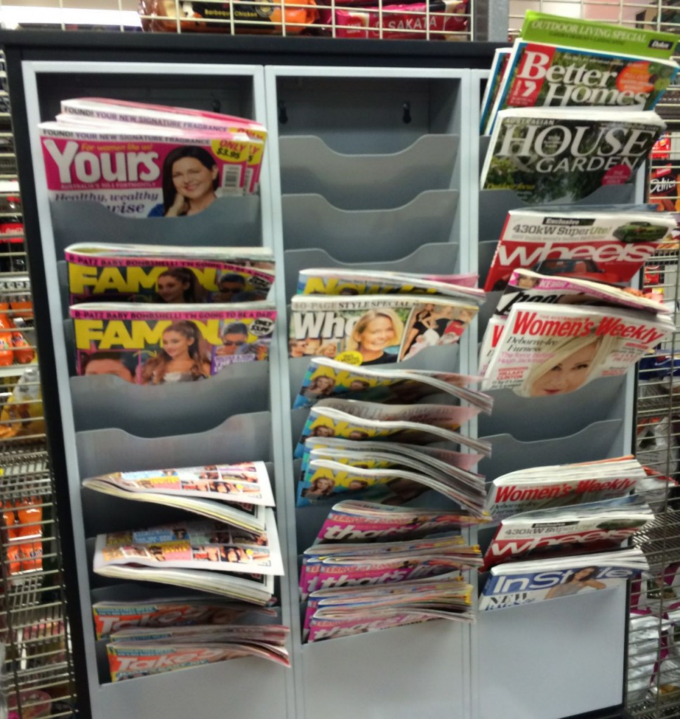 Magazine publishers: are you happy with this retail display ...