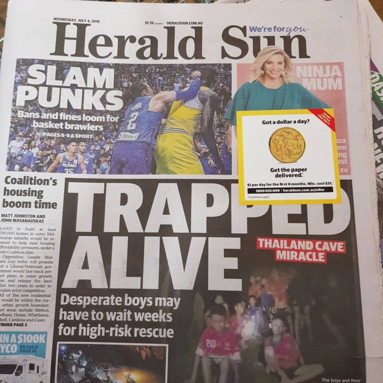 Another day another discount newspaper home delivery offer covering ...