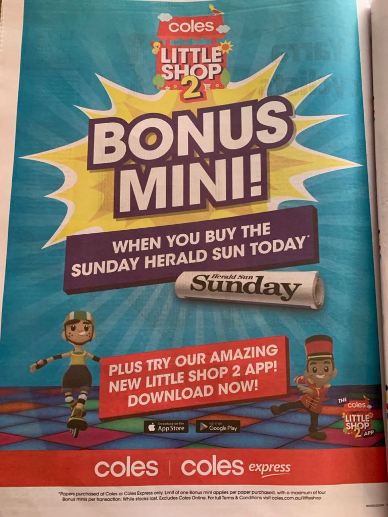 Coles exclusive newspaper offer | Australian Newsagency Blog