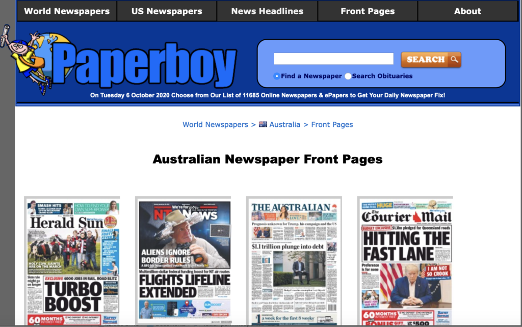 The Paperboy website | Australian Newsagency Blog