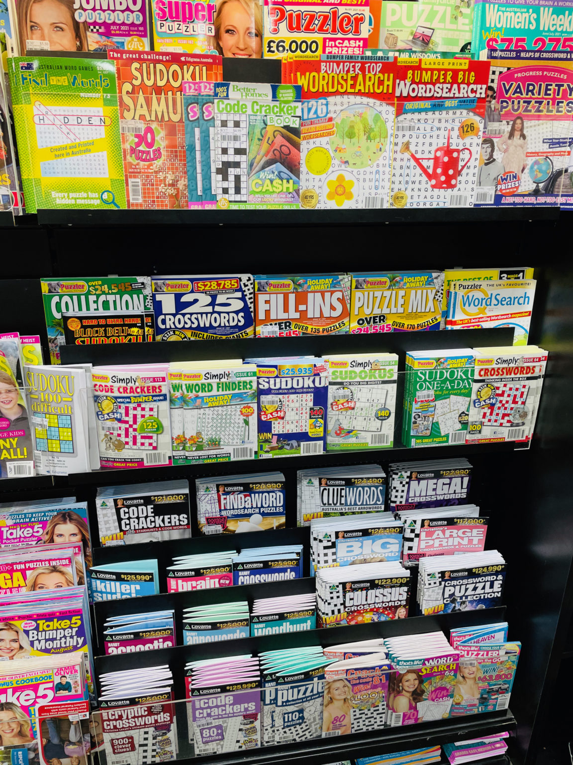 Crosswords: the one magazine category you can count on | Australian ...